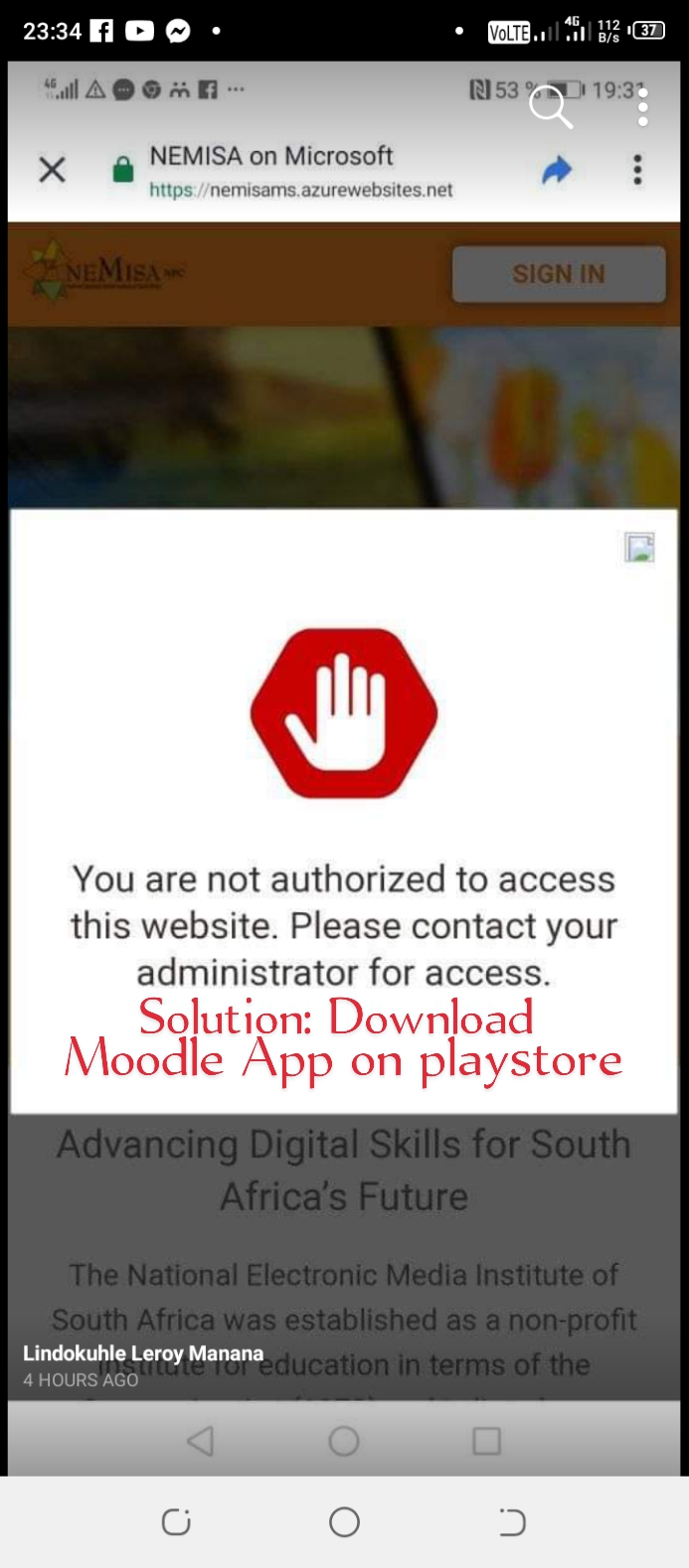 STEPS TO ENROL NEMISA COURSES - HIRING FILE